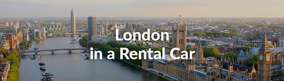 London in a Rental Car